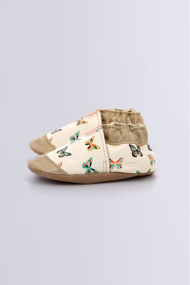 Crazybutterfly - Weiche Hausschuhe in weiß und Silber für Mädchen ...